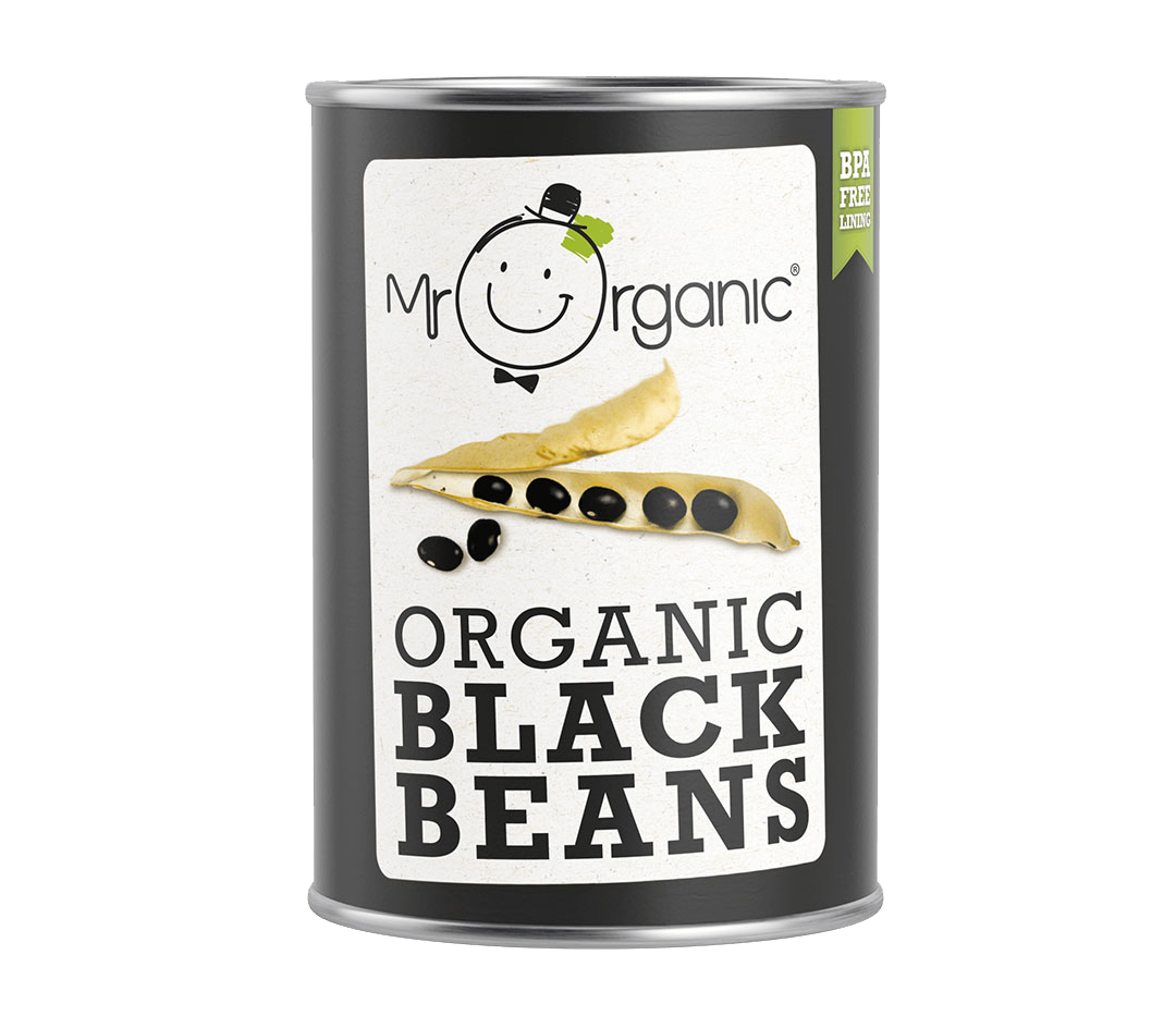 Mr Organic Black Beans - Case of 12 X 400g – Good Food Project