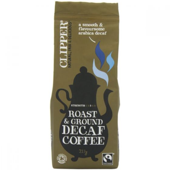 Clipper Decaffeinated Roast & Ground Coffee - 227G – Good Food Project
